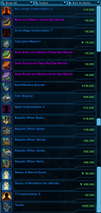 SWTOR Collectors Edition Vendor Guide | Today in TOR