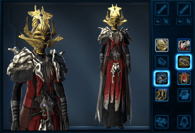 Dread Master Outfit SWTOR | Today in TOR