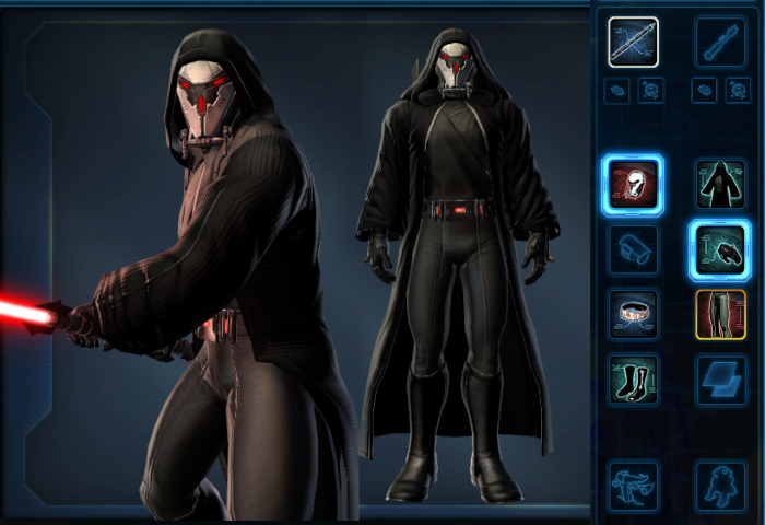 Tales of the Jedi Inquisitor SWTOR Outfit | Today in TOR