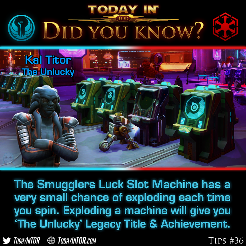 SWTOR Nightlife Event Unlucky Secret Achievement | Today in TOR