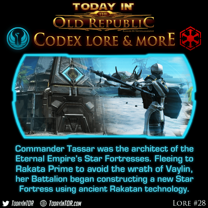 Codex Lore #28 – Rakatan Star Fortress | Today in TOR