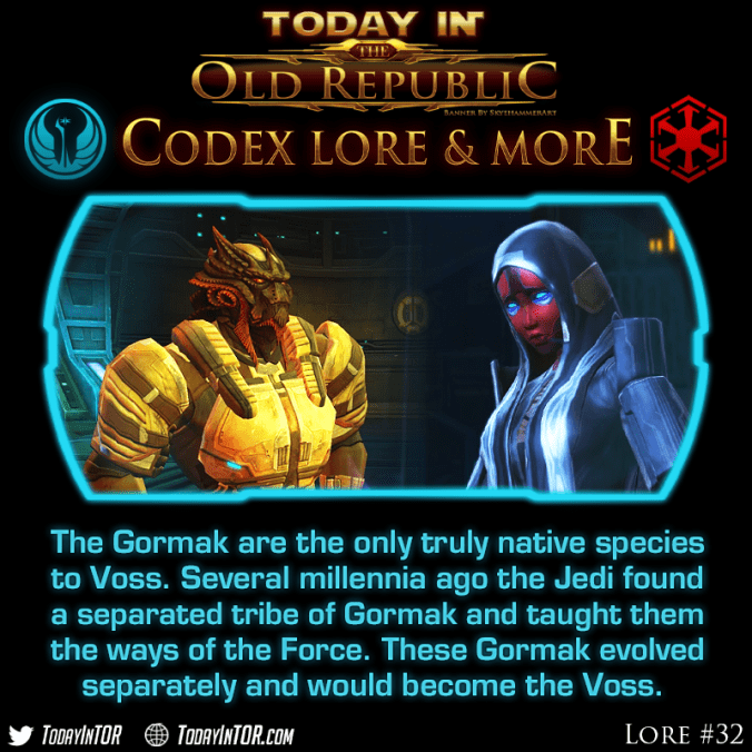 Codex Lore #32 – Origins of the Voss | Today in TOR