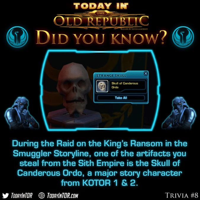 SWTOR Fate of Canderous Ordo | Today in TOR