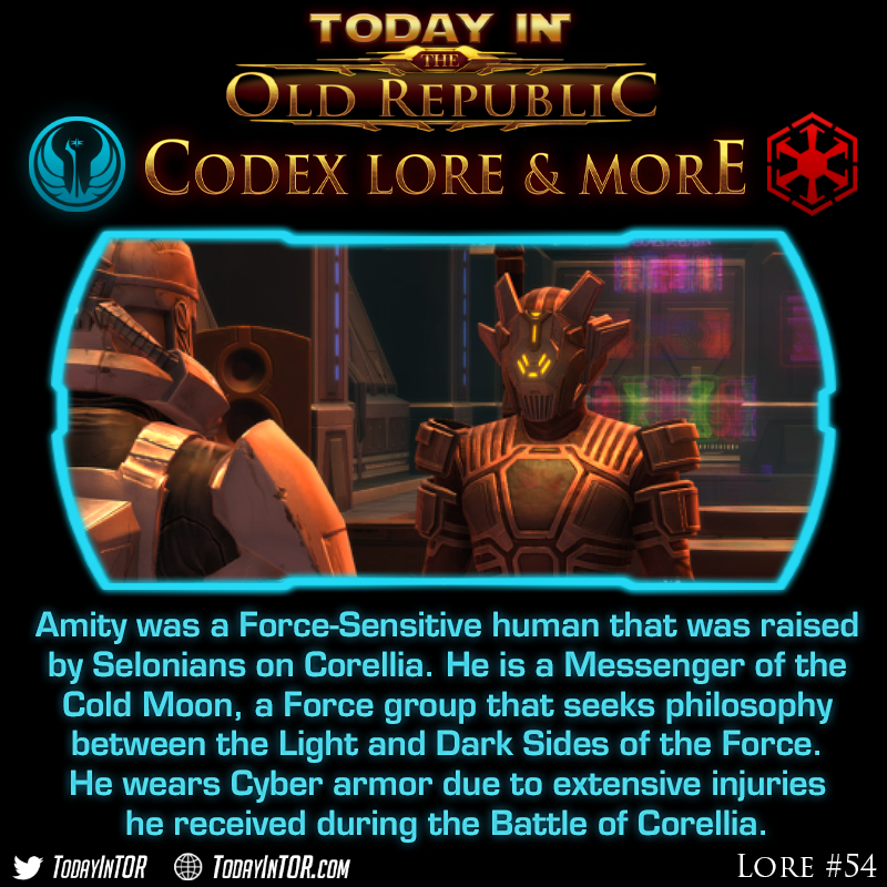Codex Lore #54 – Amity | Today in TOR