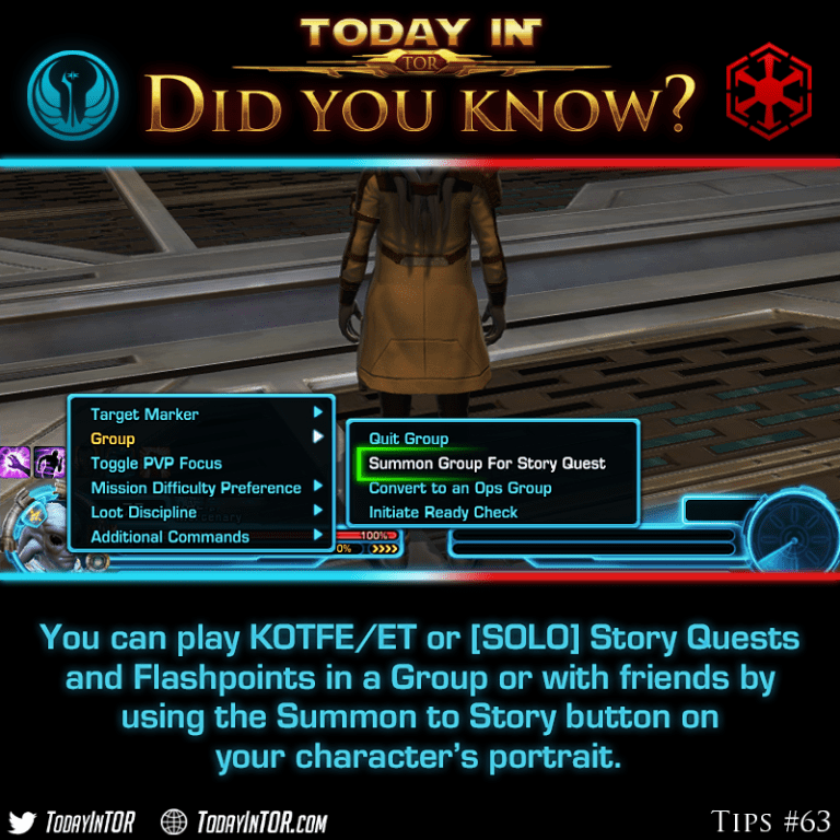 Playing Story as a Group in SWTOR | Today in TOR