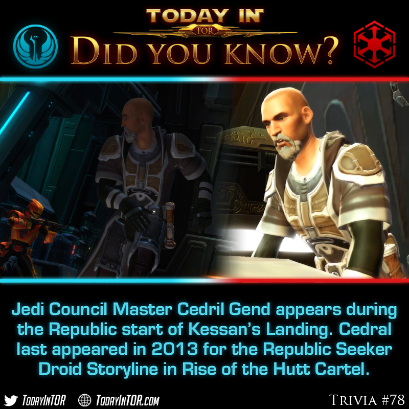 Master Cedral Gend | Today in TOR