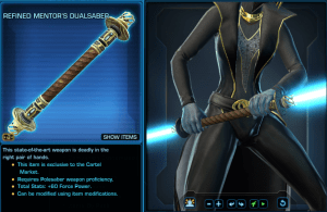 SWTOR 7.5 Cartel Market Items | Today in TOR