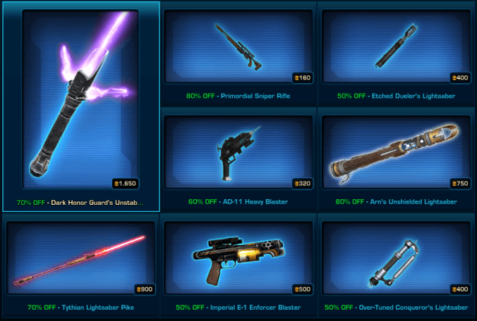 SWTOR August 2024 Cartel Market Sales | Today in TOR
