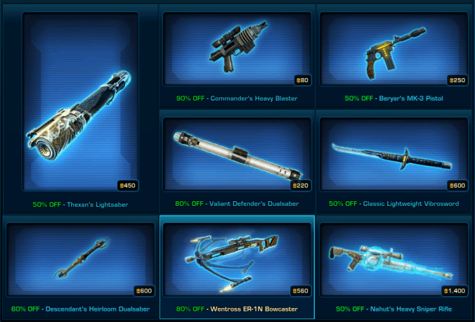 SWTOR August 2024 Cartel Market Sales | Today in TOR